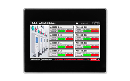 ABB HMI and Drive Faceplates Provide Clear and Comprehensive Views into ...