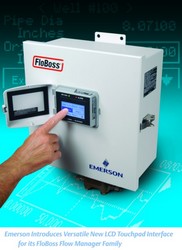 Emerson adds LCD touchpad interface to FloBoss flow manager