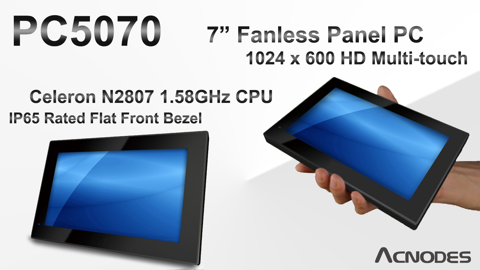 Acnodes Introduces Multi-Touch Panel PC Features Celeron N2807 1.58GHz ...