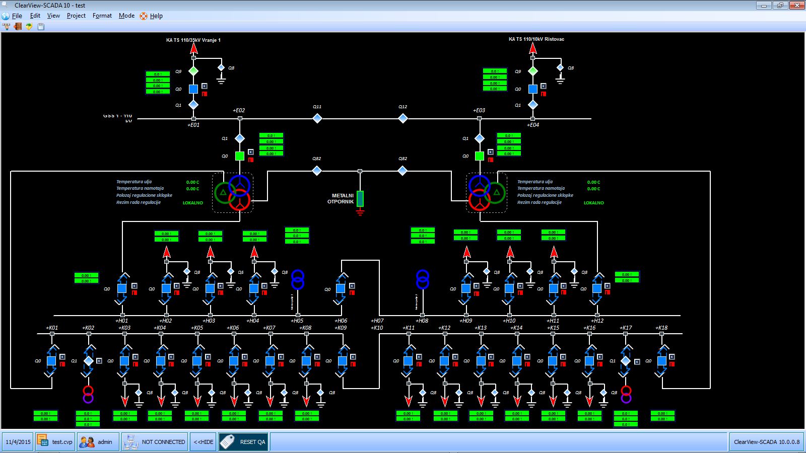 SCADA system ClearView SCADA system ClearView